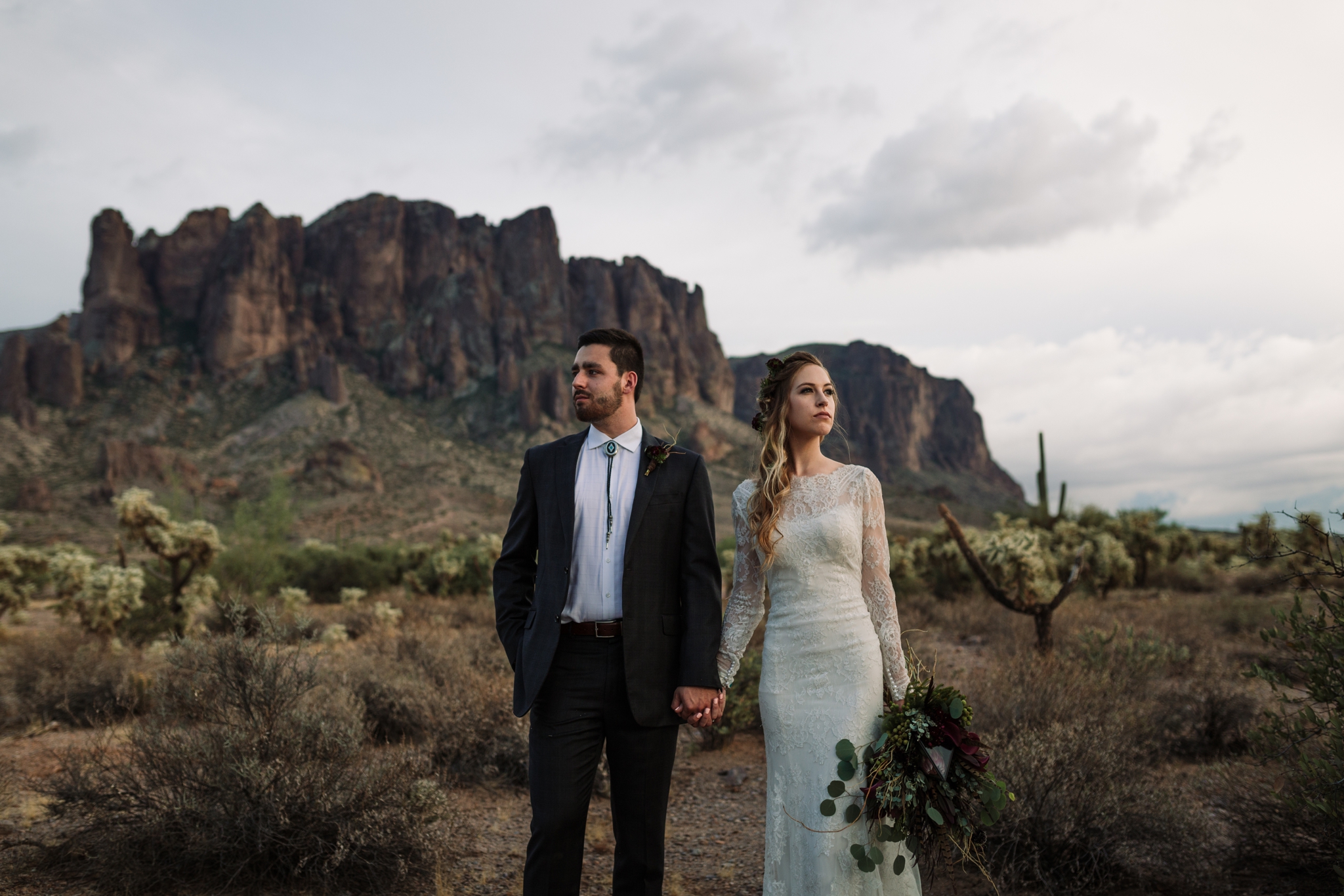 Superstition Mountain Elopement // Andy and Kaylee - Suzy Goodrick ...