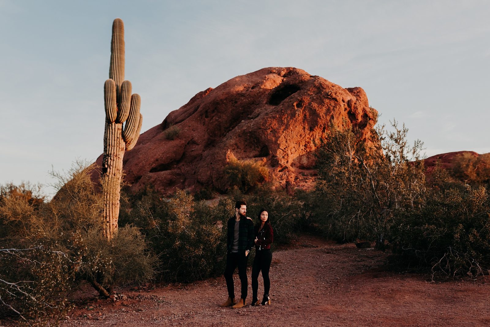 Papago Park Engagement Photos // DK and Pauline