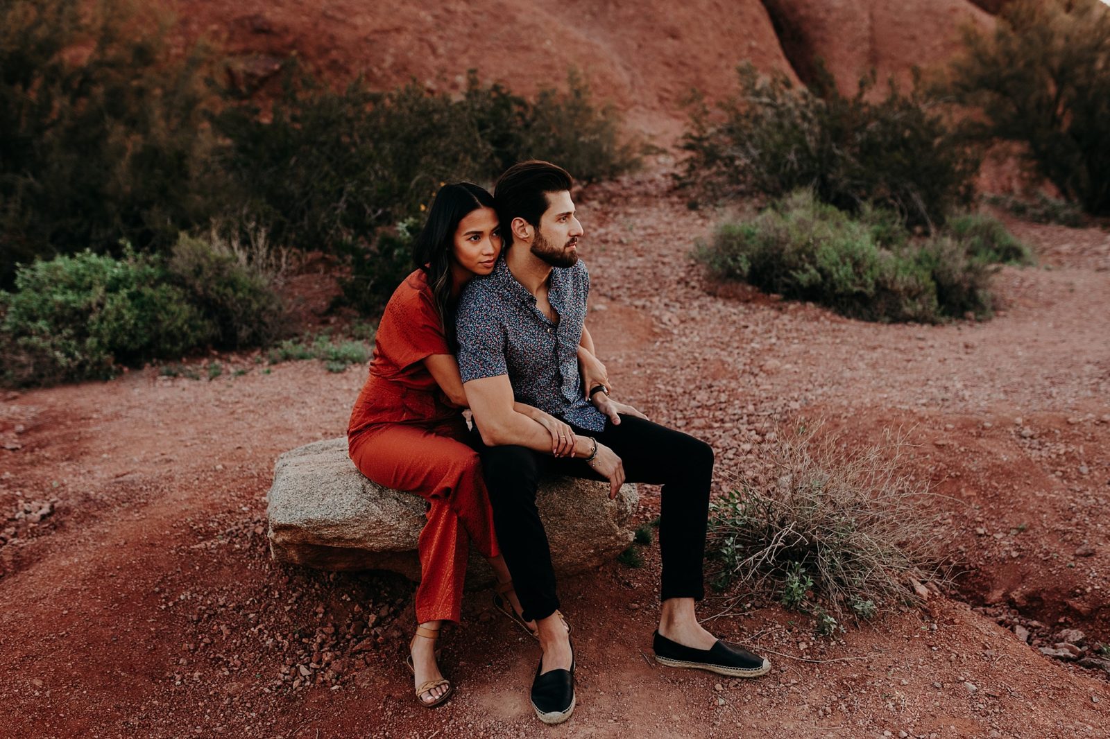 Papago Park Engagement Photos // DK and Pauline