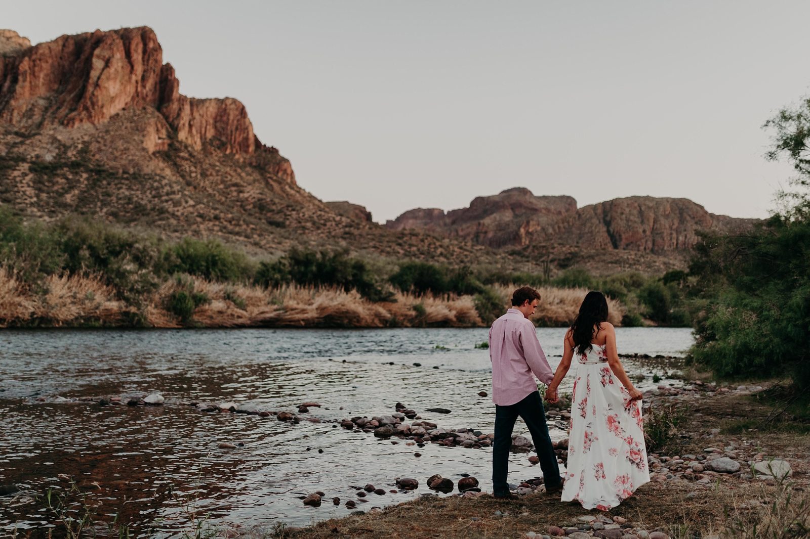 Saguaro Lake Engagement Photos with Justin and Jennifer