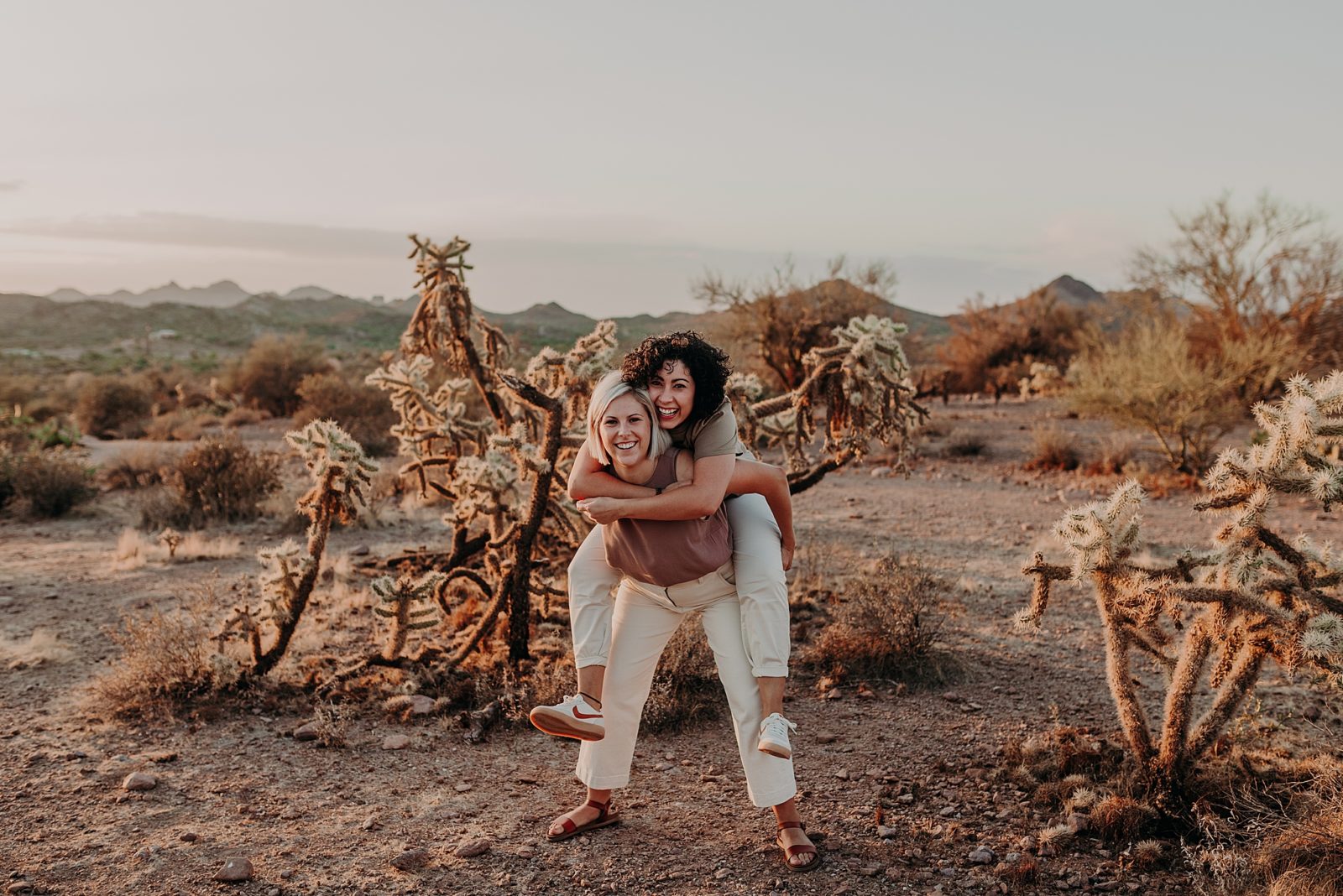 Julia and Libby's Superstition Engagement Photos