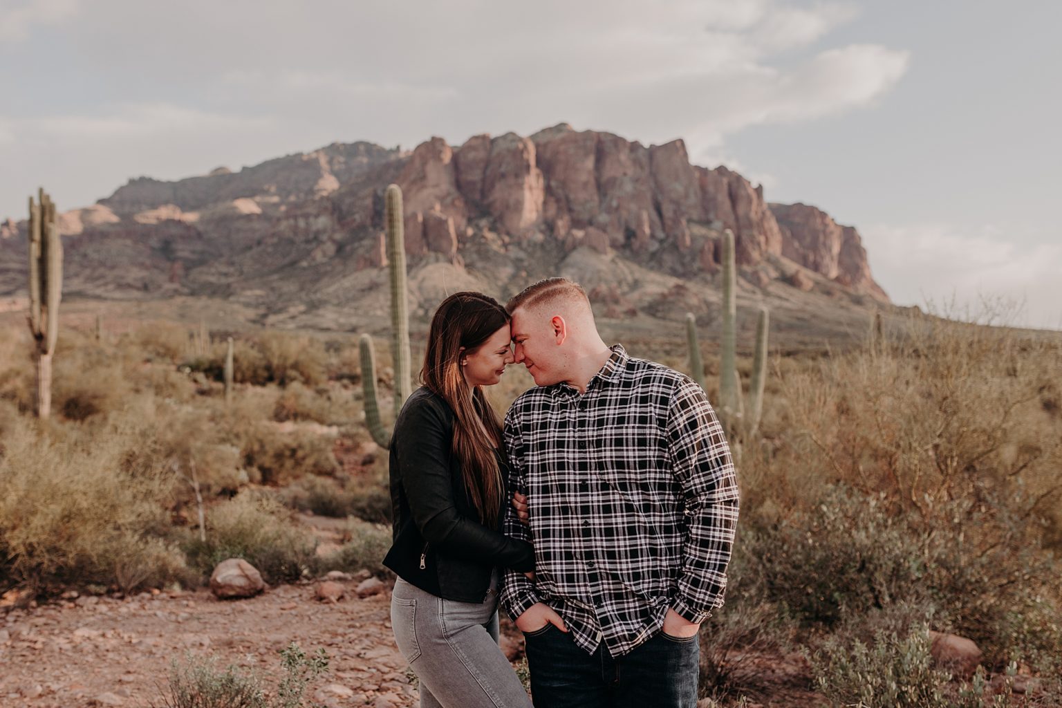 Kameron and Emily's Superstition Desert Portrait Session