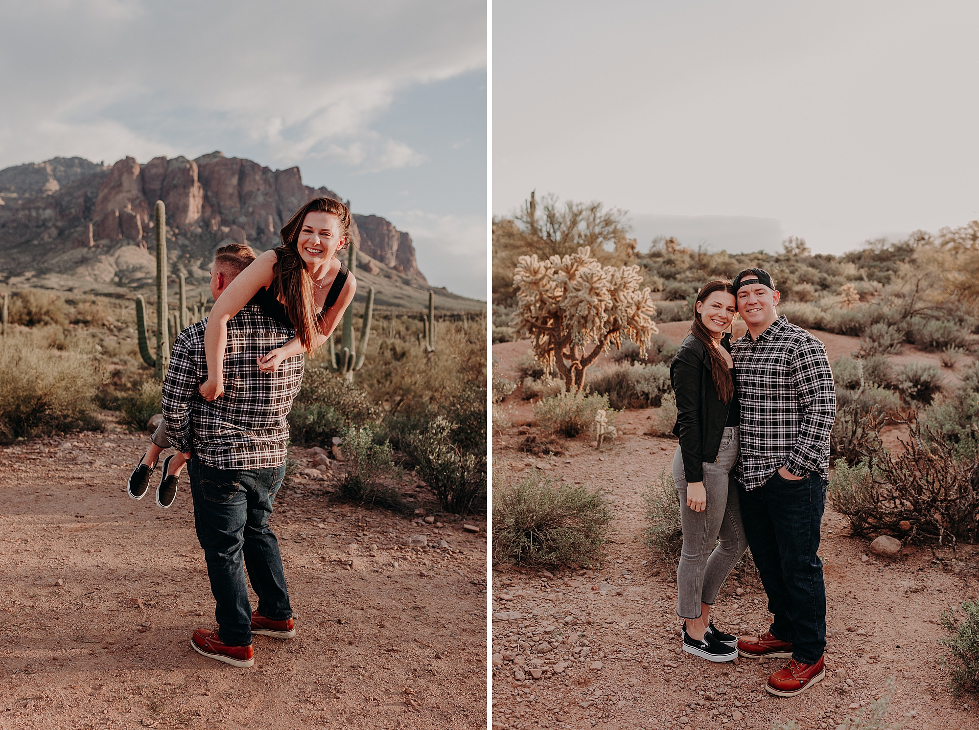 Kameron and Emily's Superstition Desert Portrait Session