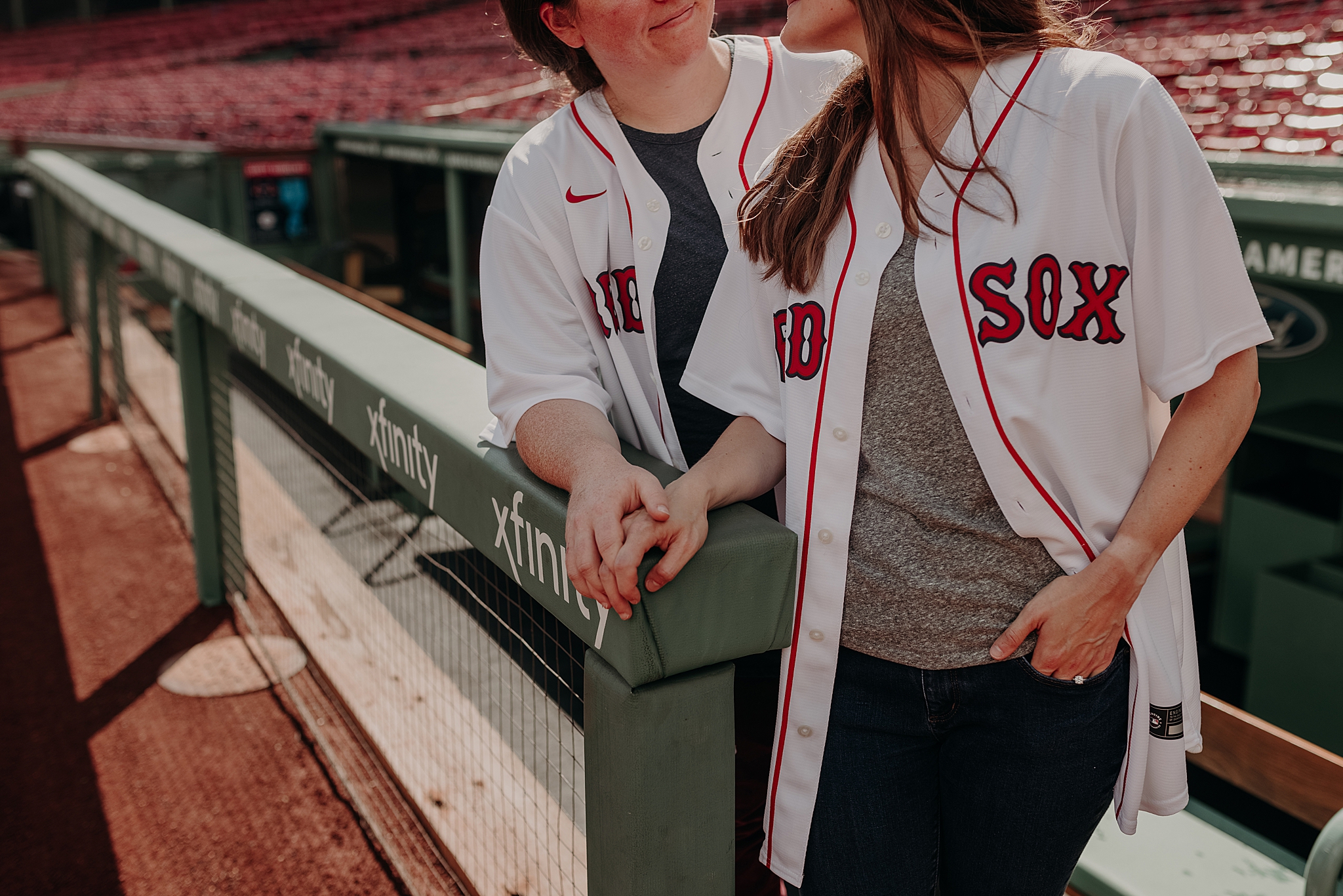 Molly and Leanda's Fenway Park Engagement Session
