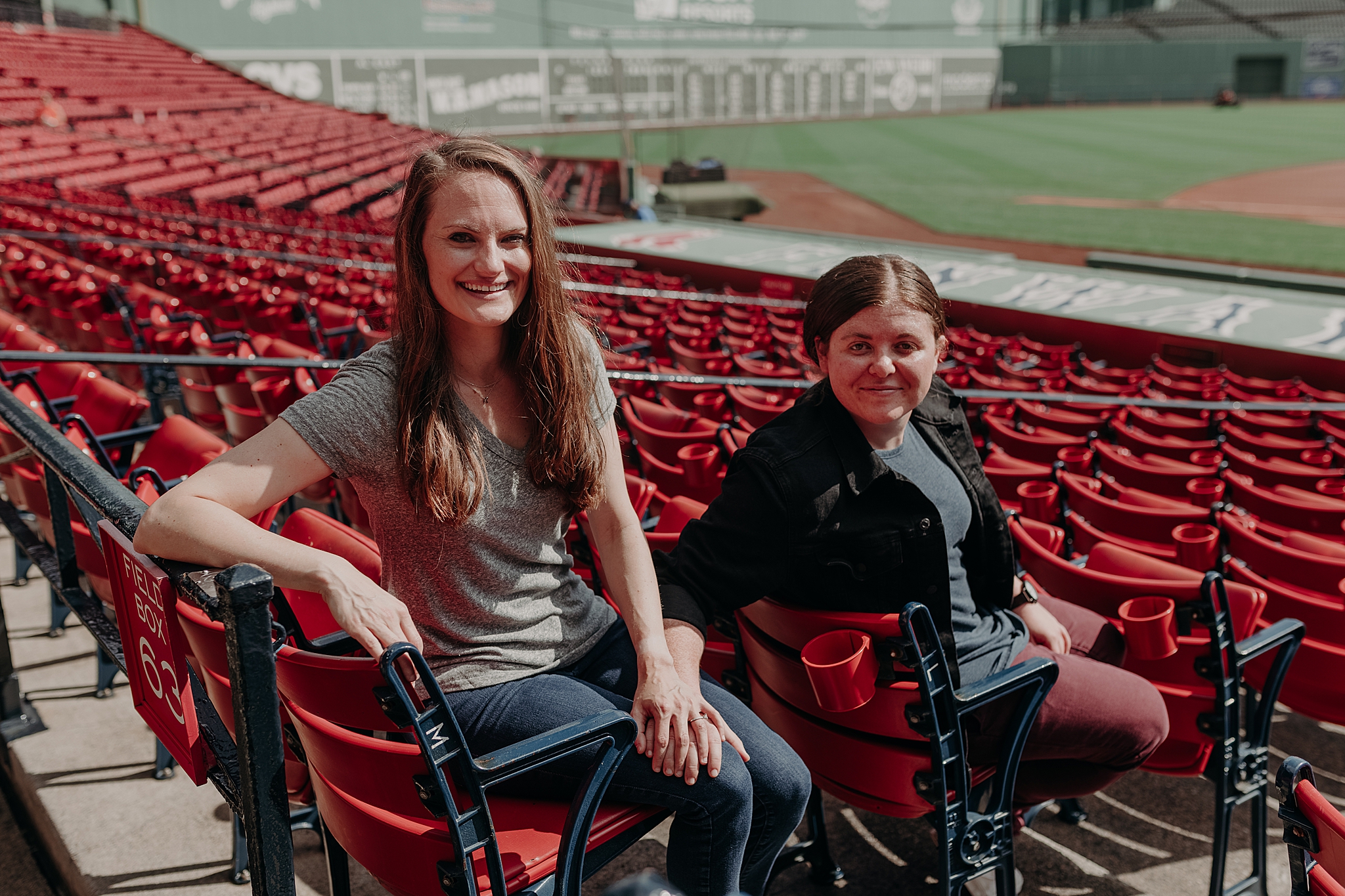 Molly and Leanda's Fenway Park Engagement Session