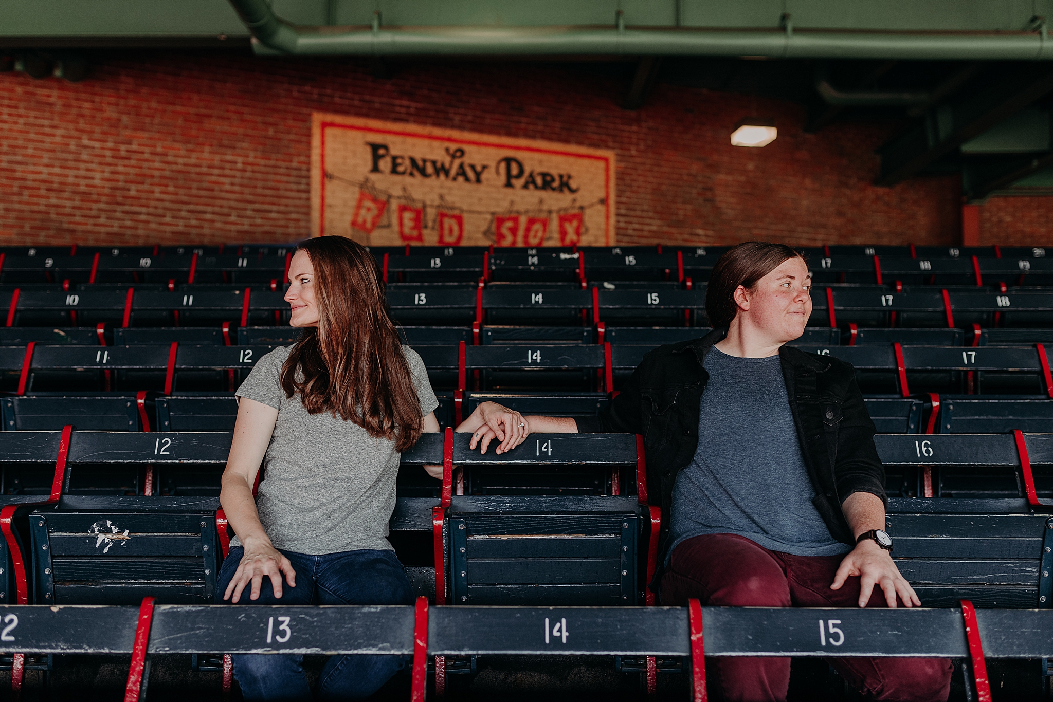 Molly and Leanda's Fenway Park Engagement Session