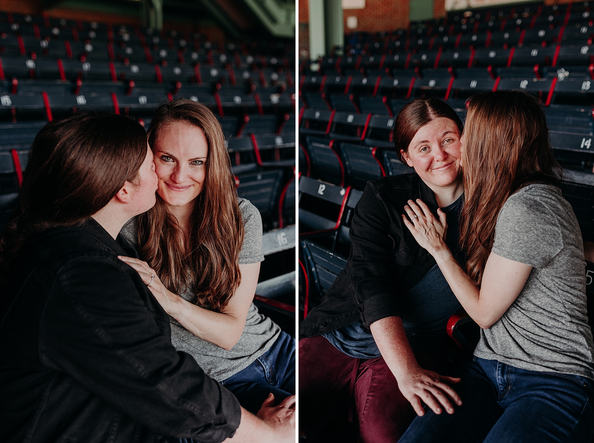 Molly and Leanda's Fenway Park Engagement Session