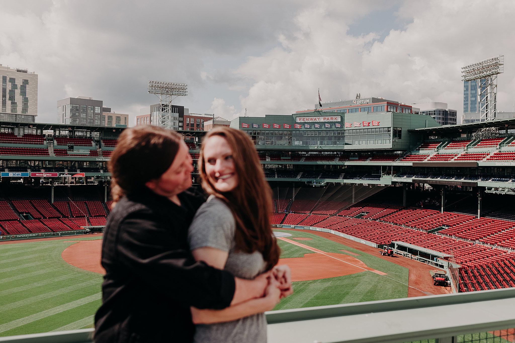 Molly and Leanda's Fenway Park Engagement Session