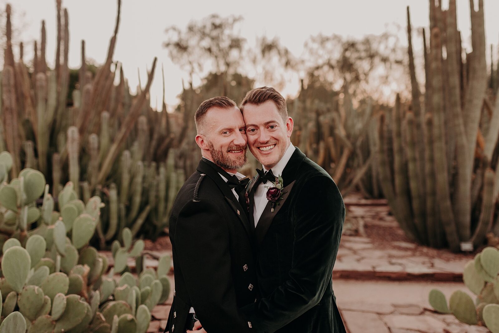 Desert Botanical Garden Wedding with Doug and Tim - Suzy Goodrick ...